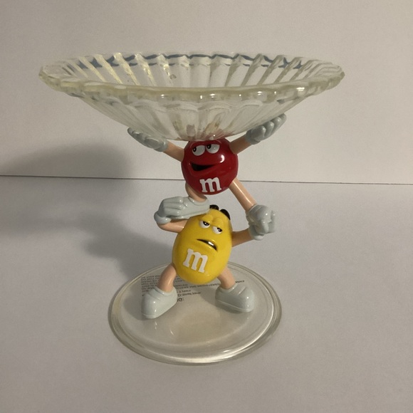 M&M'S | Other | Mms Vintage Clear Plastic Acrylic Candy Dish | Poshmark